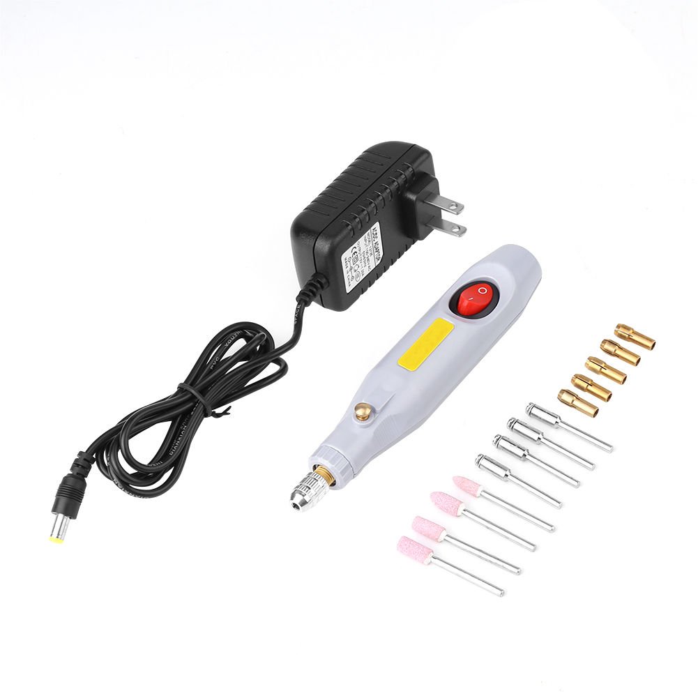 Handy Mini Electric Drill Grinder Engraver Rotary Tools Kit Adjustable ...