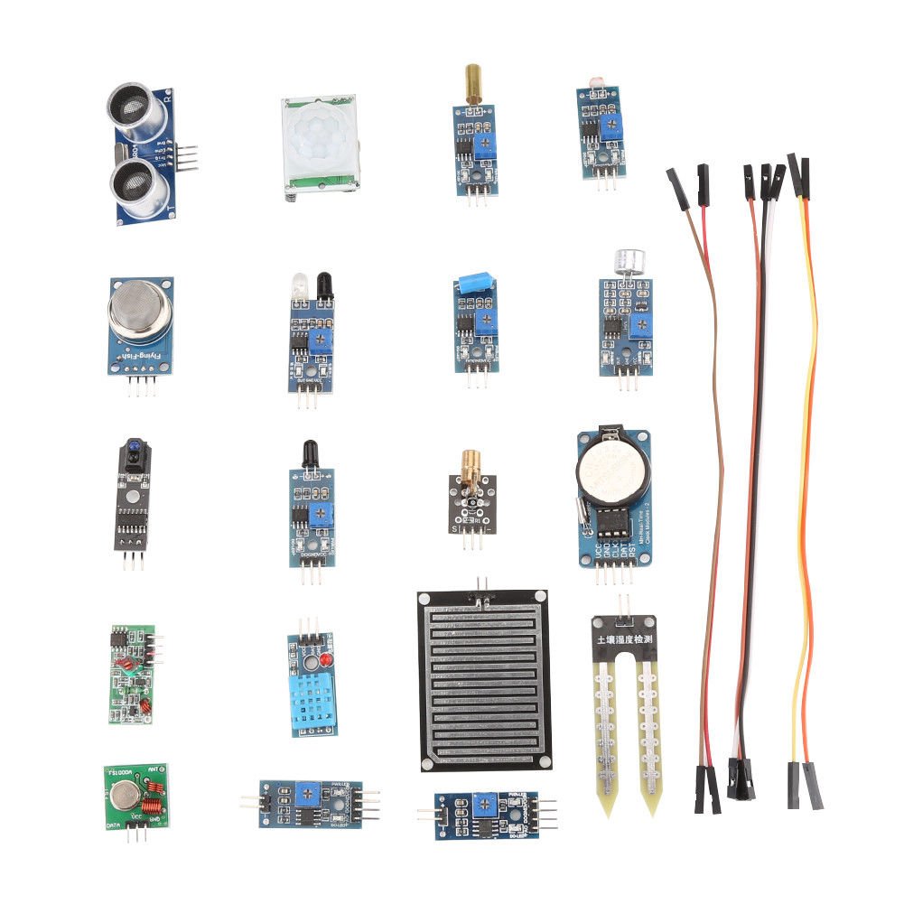 Starter Learning Ultrasonic Transducer 16in1 Sensor Module Kit for ...