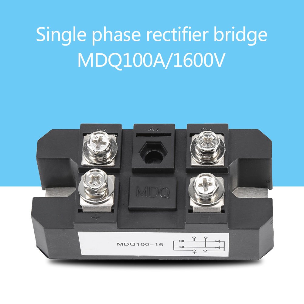 MDQ 100A Amp 1600V Volt Single 1 Phase Diode Metal Case Bridge ...