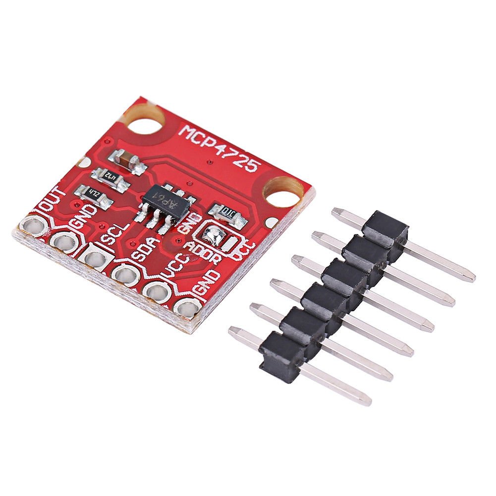 5Pcs MCP4725 I2C DAC Breakout Development Board Module 12Bit 2.7V-5.5V