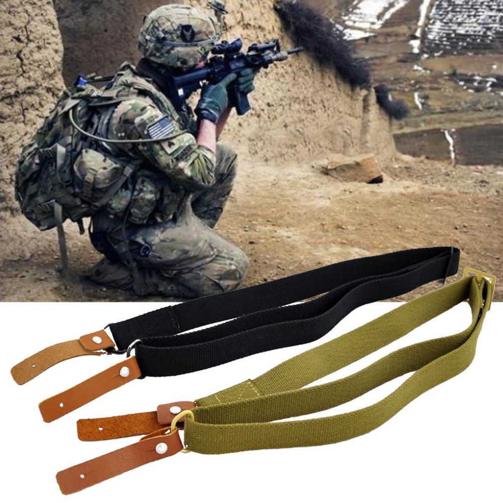 Military Airsoft Heavy Duty Rifle Sling Belt Tactical Nylon Gun Sling ...