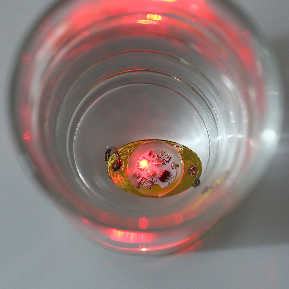 LED Deep Drop Underwater Diamond Flash Fishing Light Squid Strobe Bait ...