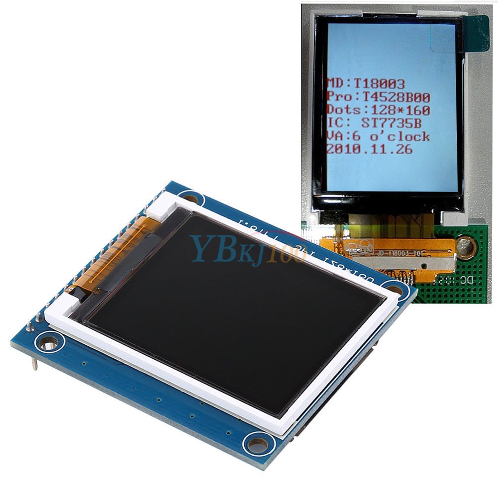 1.8" inch ST7735R SPI 128*160 TFT LCD Display Module with PCB for Arduino