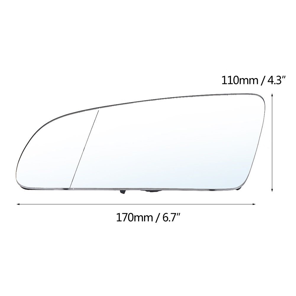 Car Left Side Wing Mirror Glass for Audi A3 A4 A6 RS4 2001-2008 ...