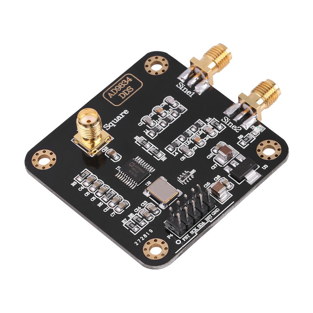 AD9834 DDS Signal Generator Module Sine/Triangle/Square Wave Signal ...