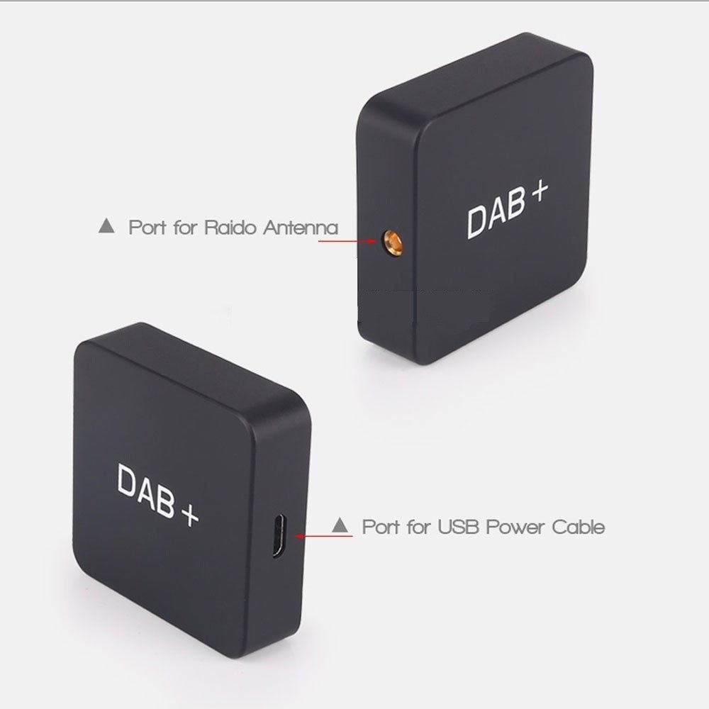 Digital Radio Broadcast DAB BOX Receiver Antenna Media USB For Car ...