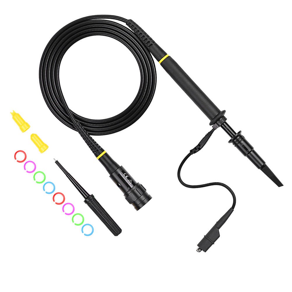P4100 100Mhz Oscilloscope 100X Clip Probe Clip Cable Test Kit 1.2M New