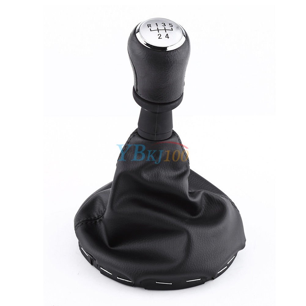 5 Speed Gear Shift Knob Gearstick Gaiter Boot For VW Transporter T5/T6 ...