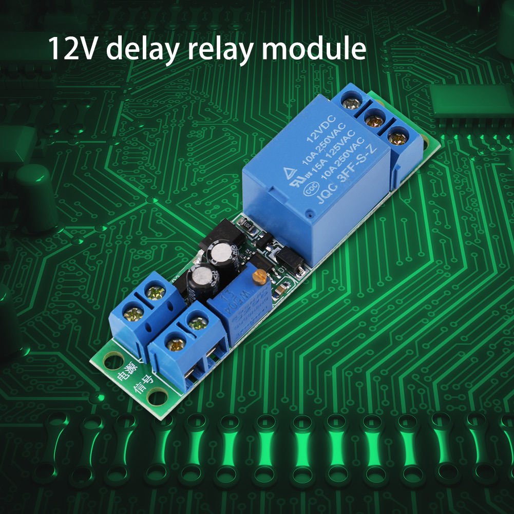 DC 12V Signal Trigger Delay Turn Off Delay Timer Switch Relay Module 0 ...