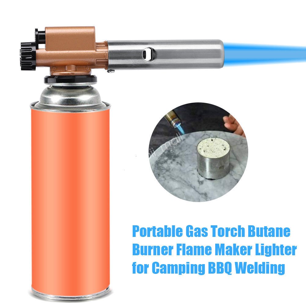 Flame Gas Butane Blow Torch Burner Welding Solder Iron Soldering ...