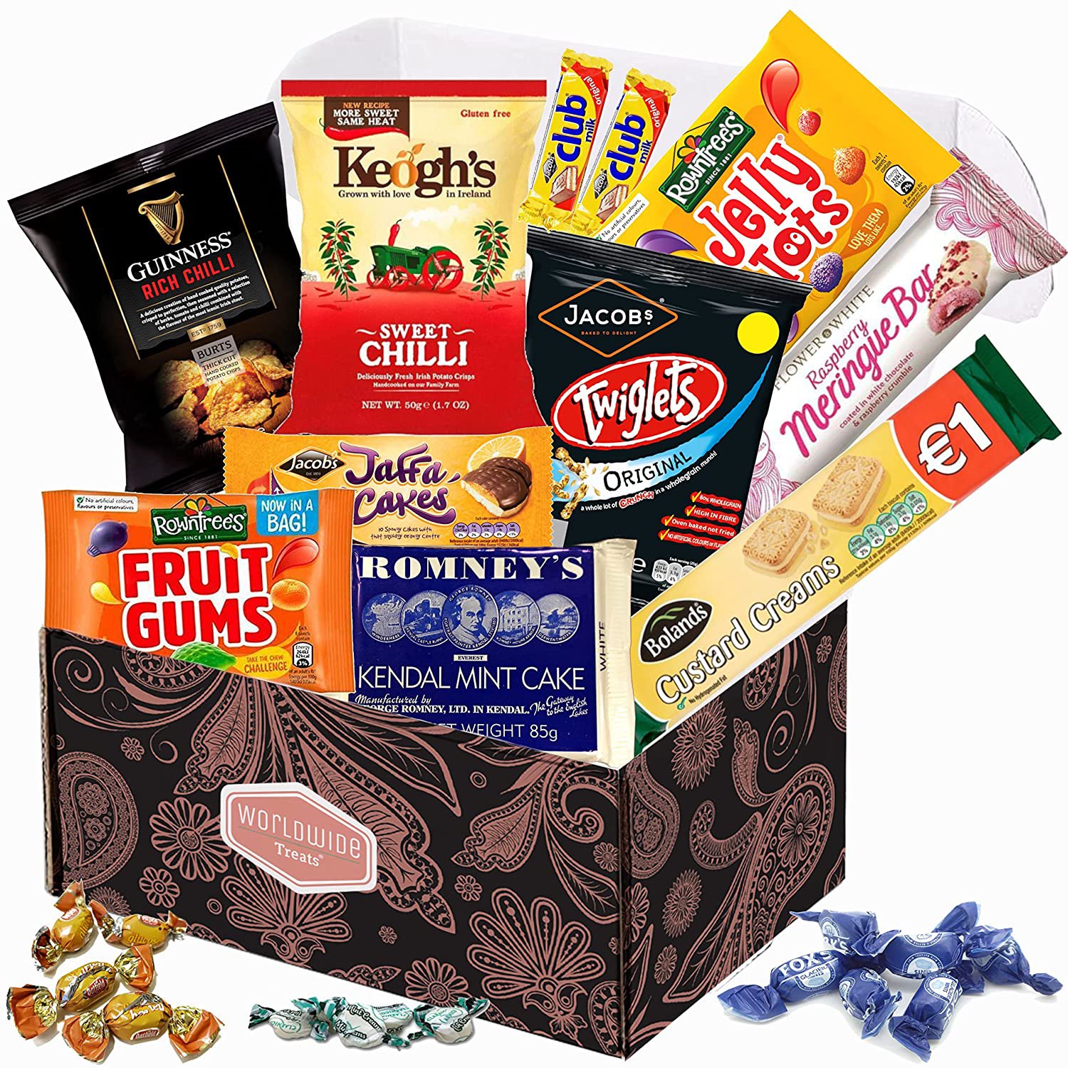 New British Gourmet Snacks Mix - Classic Snacks from the UK and Scotland