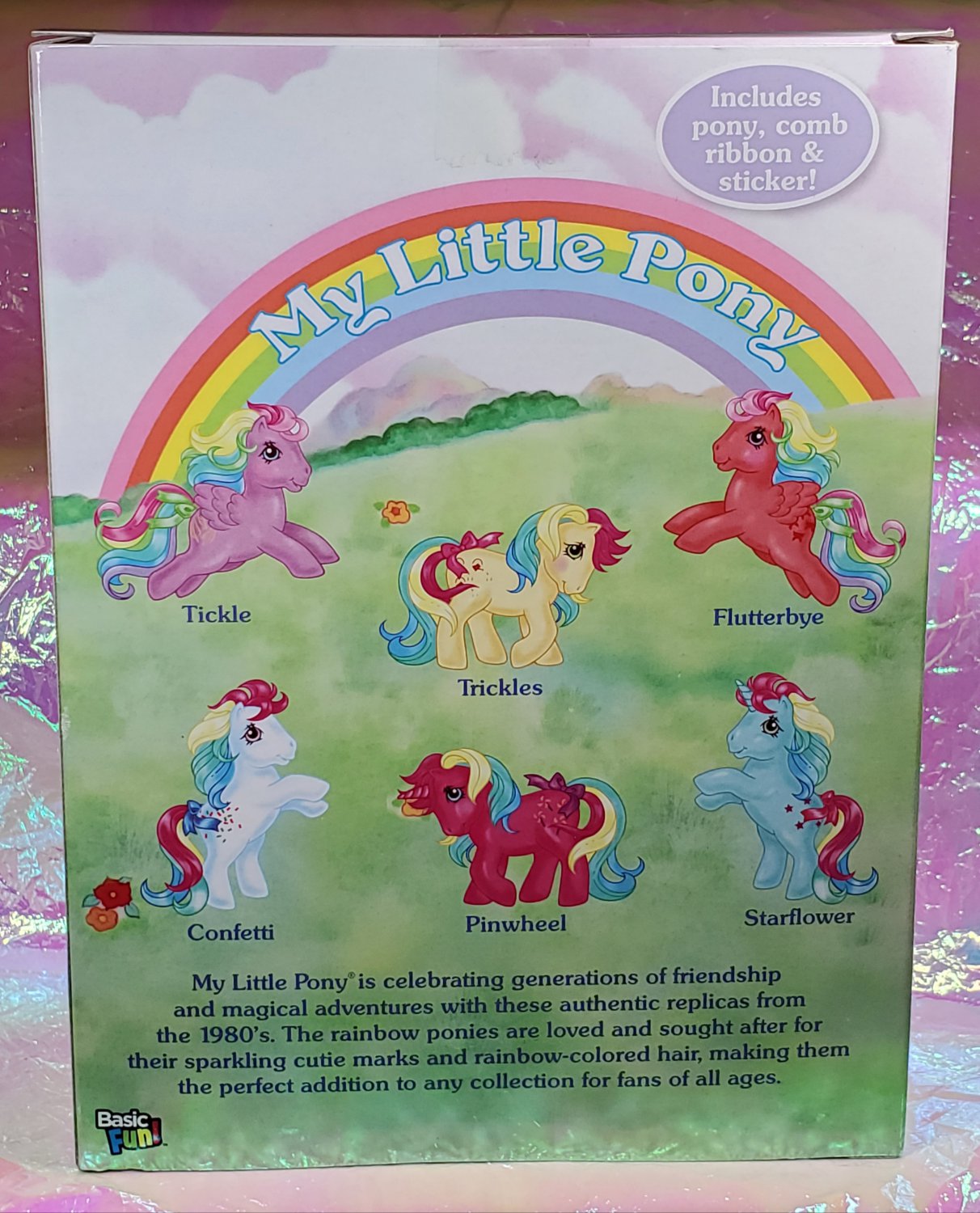 MLP 35th Anniversary Retro Rainbow Pony FLUTTERBYE