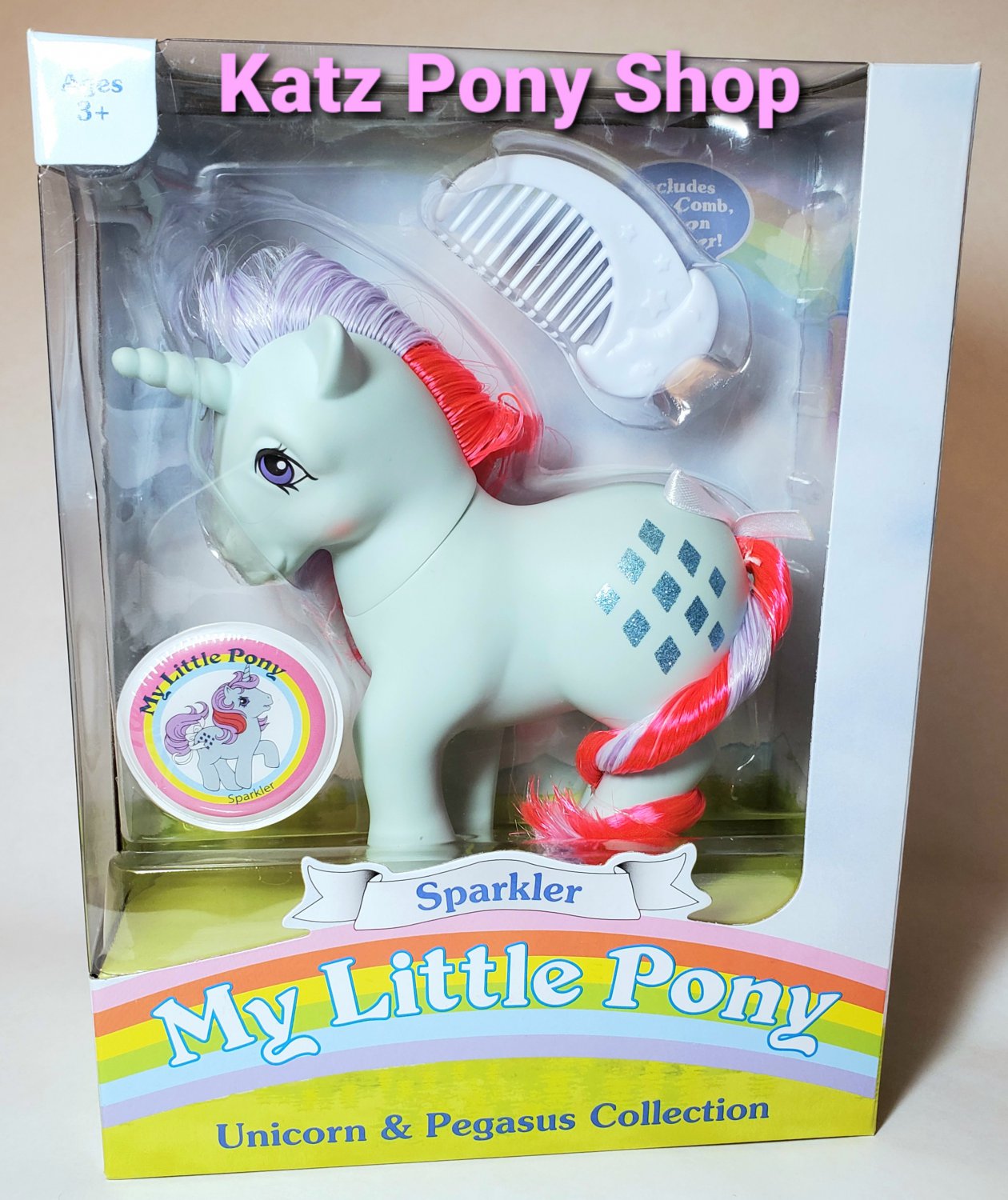 MLP 35th Retro Unicorn Pony Sparkler