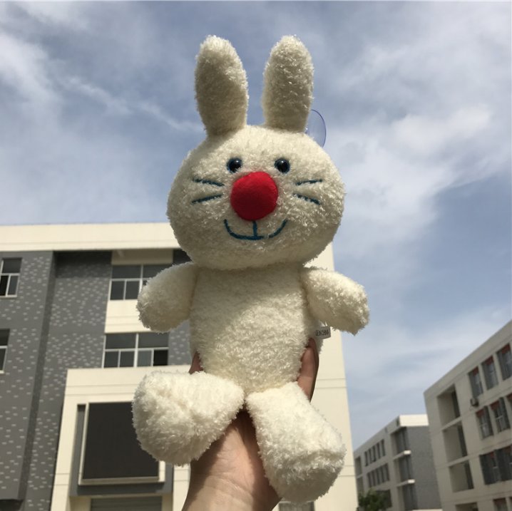 Cute Red Nose Rabbit Baby Soft Plush Toys for Children Bunny Sleeping ...