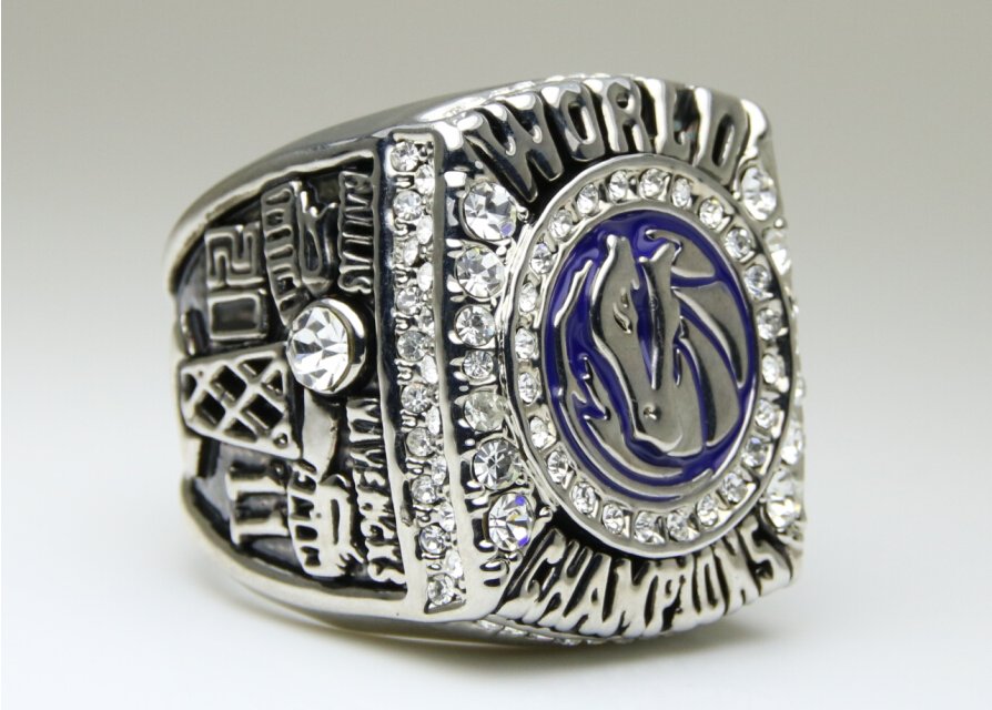2011 Dallas Mavericks National Bakstball Championship Ring 10 Size Kid ...