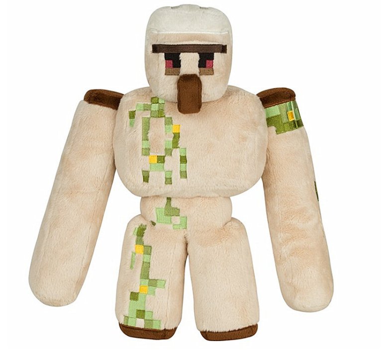 New Minecraft Plush Toys 36CM Minecraft Iron Golem Plush Toy Doll Soft ...
