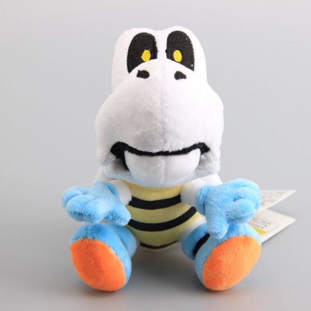 Super Mario Games Trumpet Skeleton Turtle Plush Toys 17cm