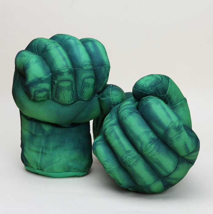 10inch Hot sale Incredible Hulk Smash Hands Plush Gloves Performing ...