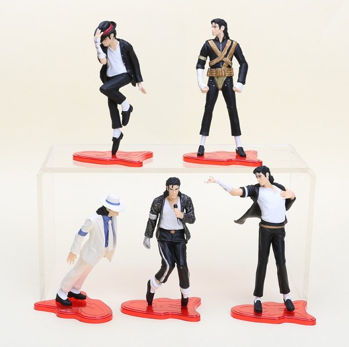 Michael Jackson Dance Styling Dolls Model PVC Action Figures Collection ...