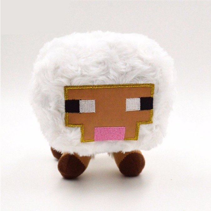 Minecraft Plush Toys 16cm White Minecraft Baby Sheep Plush Stuffed Toys