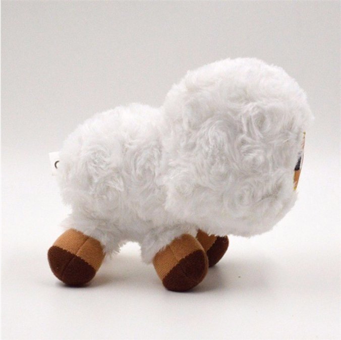 Minecraft Plush Toys 16cm White Minecraft Baby Sheep Plush Stuffed Toys