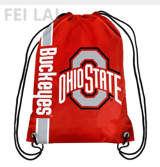 Knitted Polyester NCAA Drawstring Backpack - Ohio State University ...
