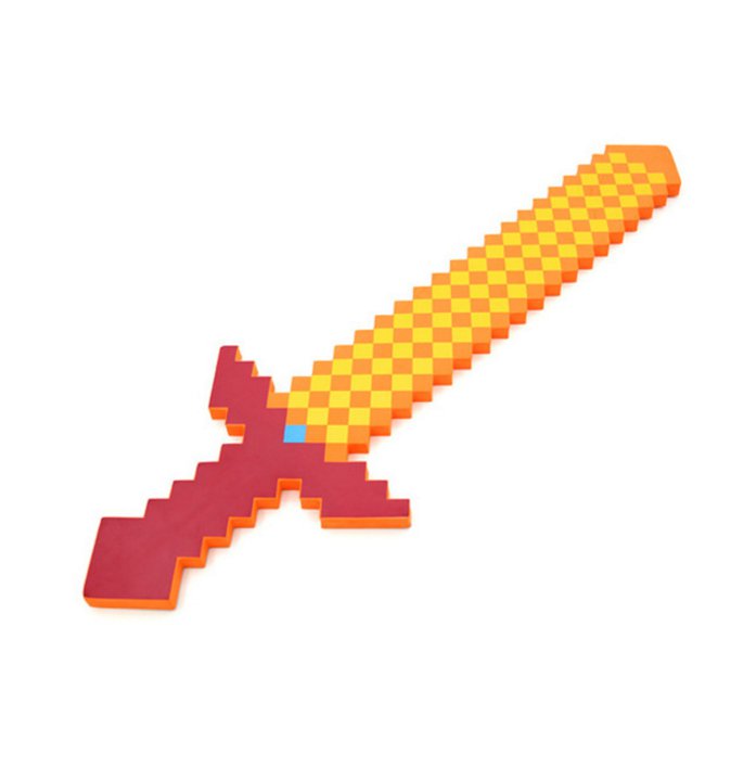 80 CM Newest Minecraft Toys Colorful Minecraft Sword Foam Action ...