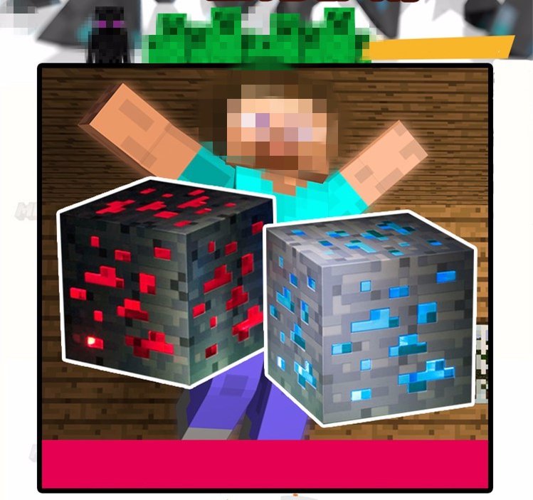 Original Light Up Minecraft Quartet Lights LED Minecraft Redstone Ore ...