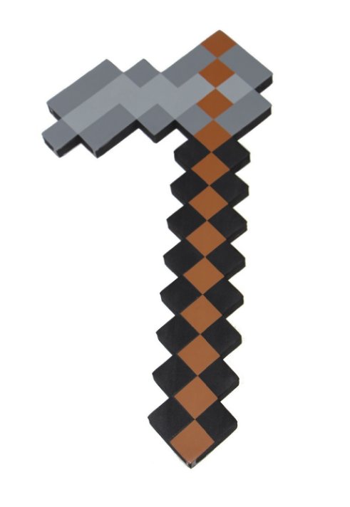 Newest Design Game Minecraft Toys Diamond Hoe Minecraft Foam Mosaic hoe ...