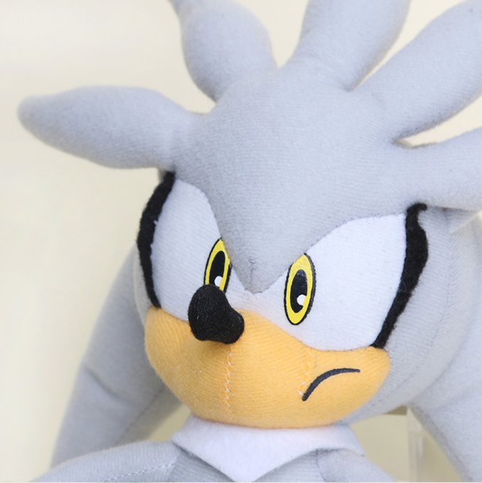 32cm Gray Shadow the Hedgehog Sonic Silver the Hedgehog Plush Toys