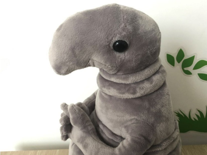 Tubby Gray Blob Waiting Alien Monster Zhdun Snorp Plush Meme Plush Doll ...