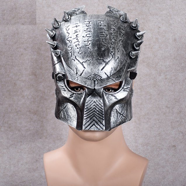 Jagged Warrior Mask Movie Theme Halloween Horror Masks Predator Cosplay ...