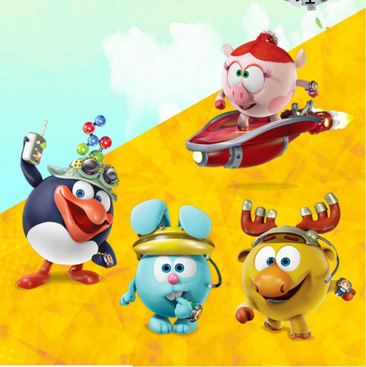 Mamadada Kikoriki Stuffed Animal Doctor Rabbit Hedgehog Cartoon ...