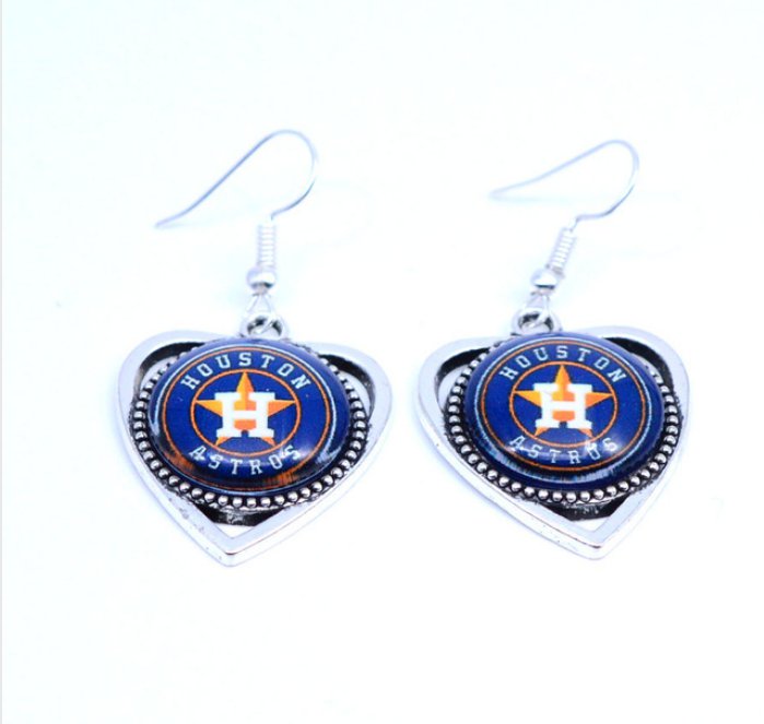 5 pairs Earrings MLB Houston Astros Charms Dangle Earrings Sport ...