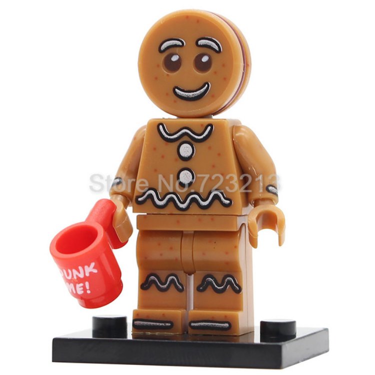 Gingerbread Man Building Blocks Bricks Toys