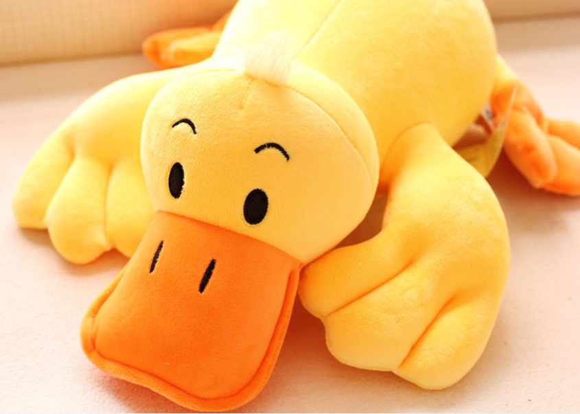 Yellow duck plush toy doll 1pc 45cm Papa duck nano foam particle doll