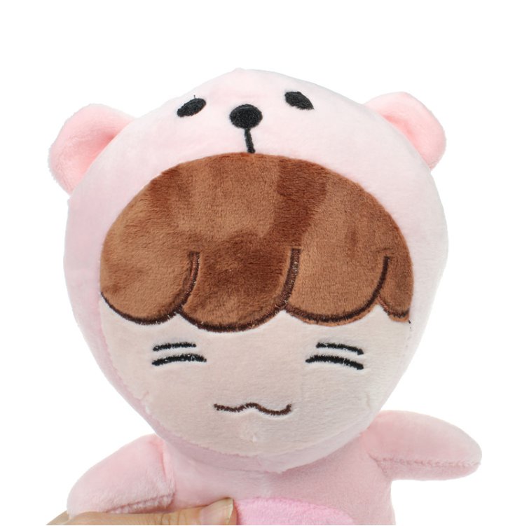 Kpop EXO Superstar Plush Doll Toy Cute Issing Pink Bear Luhan Chen ...