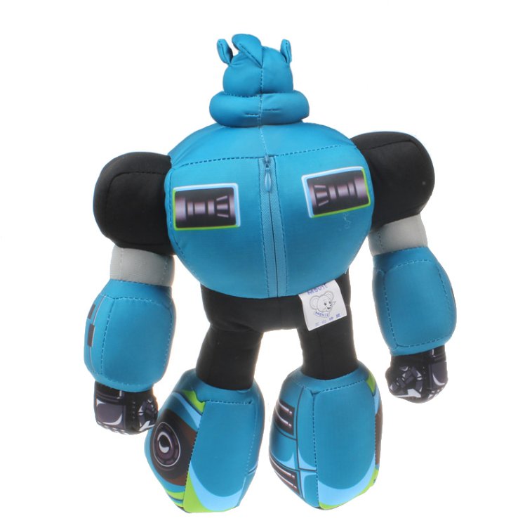 35cm LED Night Light Luminous Robot Plush Toy Cool Shining Toy Robots ...