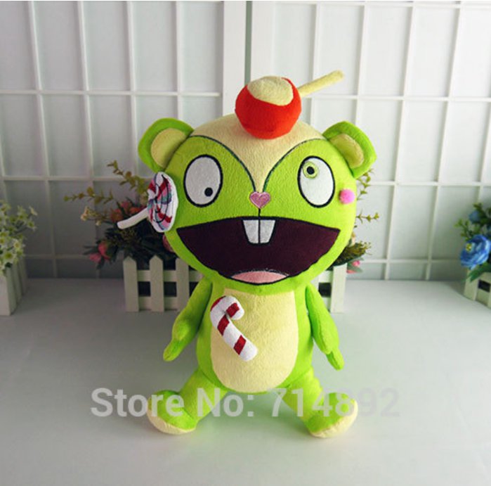 Happy Tree Friends anime plush dolls HTF Nutty plush toys 38cm soft ...