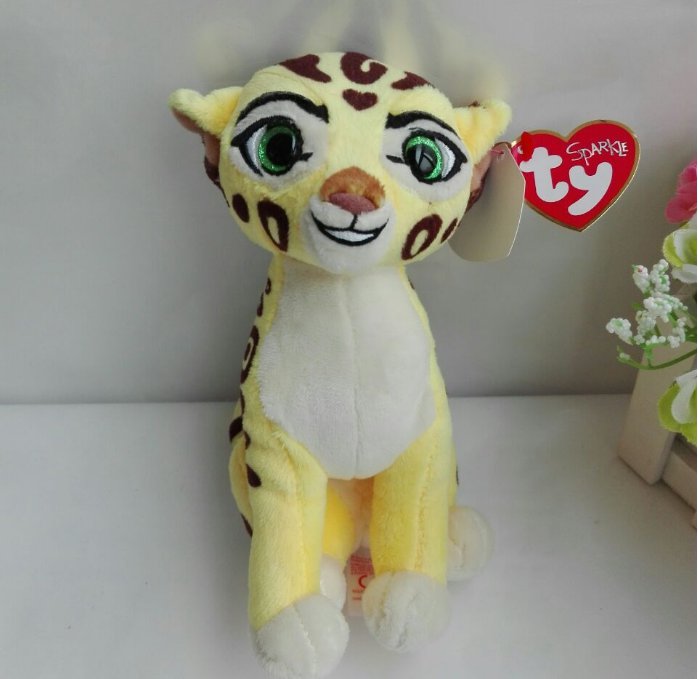 The Lion Guard fuli cheetah honey badger TY SPARKLE 15CM Plush Toys