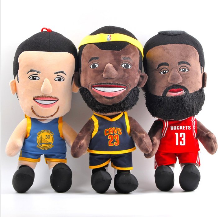 Basketball Player Figures Super Stars Harden Plush Toys Dolls