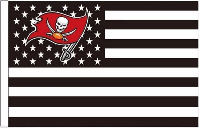 Tampa Bay Buccaneers US flag with star and stripe 3x5 FT banner (STB)