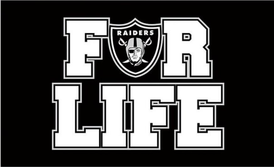 Oakland Raiders one nation flag 90x150cm polyester banner (STB)