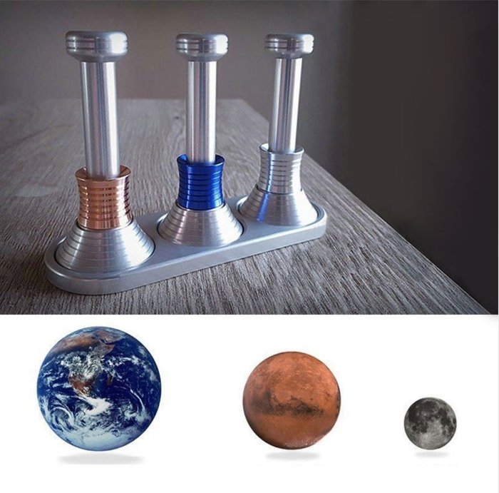 Space Forging Pen Aluminum Moondrop Fidget Desk Displaying Gravity on ...