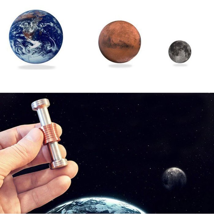 Space Forging Pen Aluminum Moondrop Fidget Desk Displaying Gravity on ...