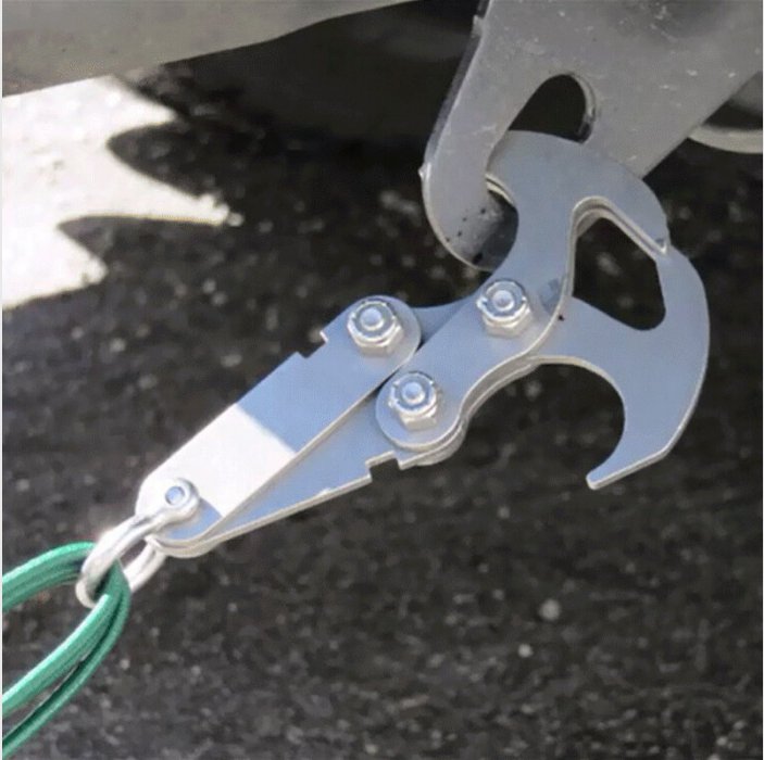 Stainless Steel Gravity Hook Carabiner Key Chain Magnet Foldable ...