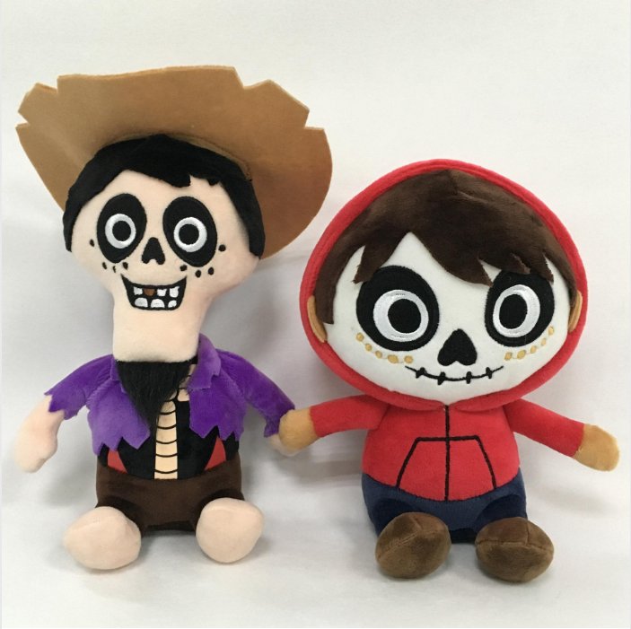2pc New Hot Movie Coco Plush Toy Doll Cute Cartoon Stuffed Dolls Baby ...