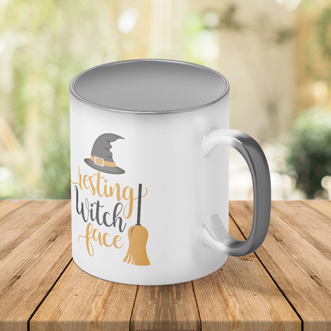 Magic Mug - Resting Witch Face - Halloween Gift for Women, Funny Gift ...
