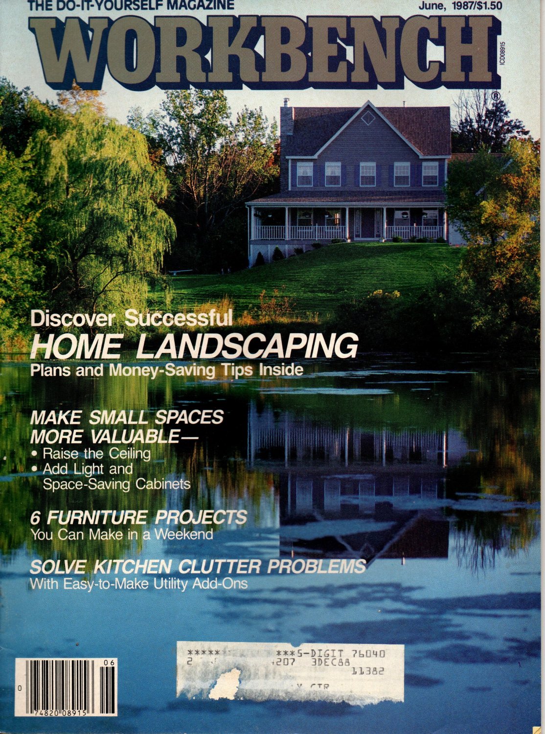 Workbench Magazine June 1987 Discover Successful Home Landscaping Plans