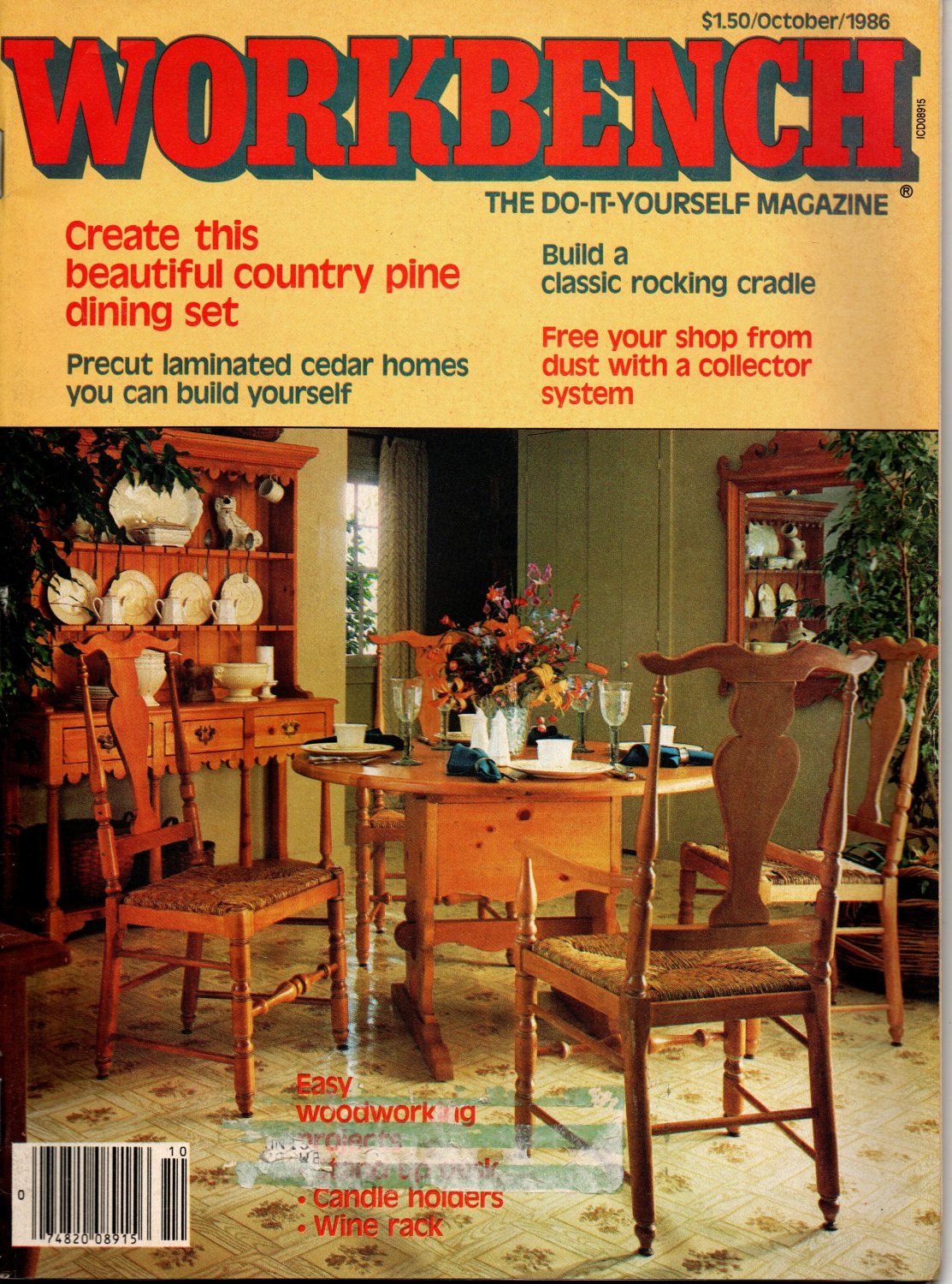 Workbench Magazine October 1986 Build a Classic Rocking Cradle